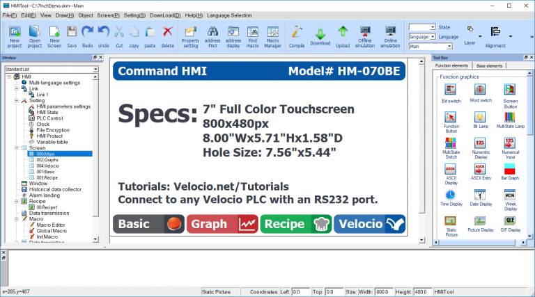 Command HMIs | Velocio.net